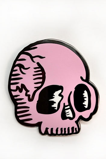 Skull Enamel Pin – Jessica Louise